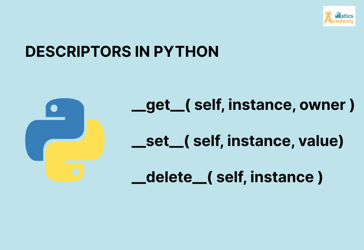 Descriptors in python: A Complete Guide - Matics Academy